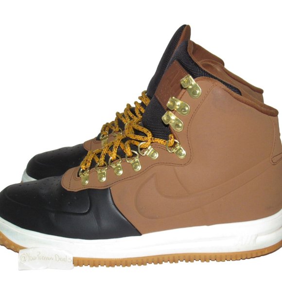 Nike | Shoes | Nike Lunar Force Duckboot 18 Light British Tan Blue ...